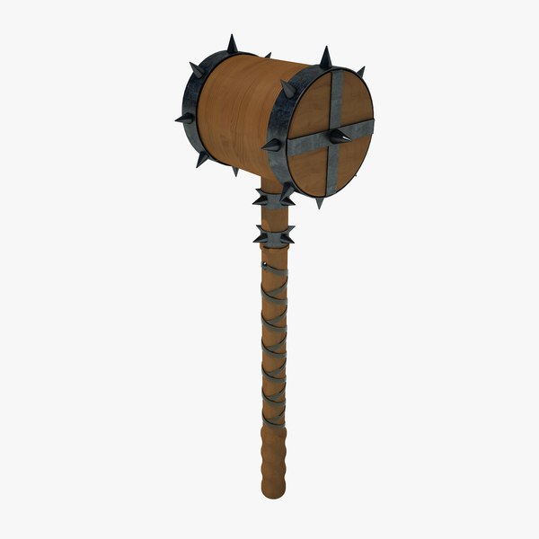 modelo 3d Maza medieval 02 - TurboSquid 738310