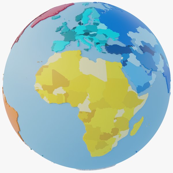 cinema4d geopolitical globe earth