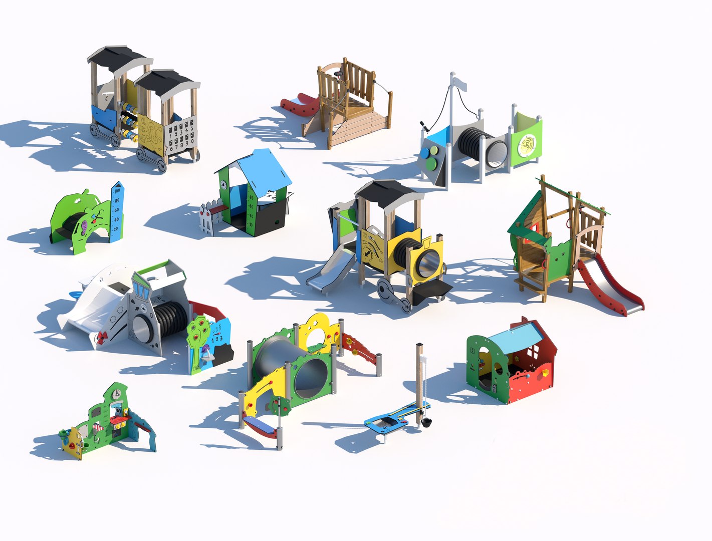 Children Playground Model - TurboSquid 1636602
