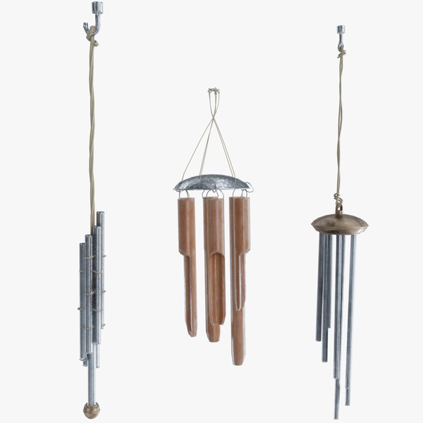 3d wind chimes model