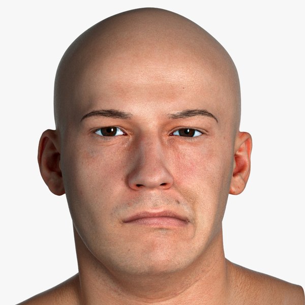 modelo 3d Real PBR Marcus Cabeza humana Mandíbula lateral izquierda ...