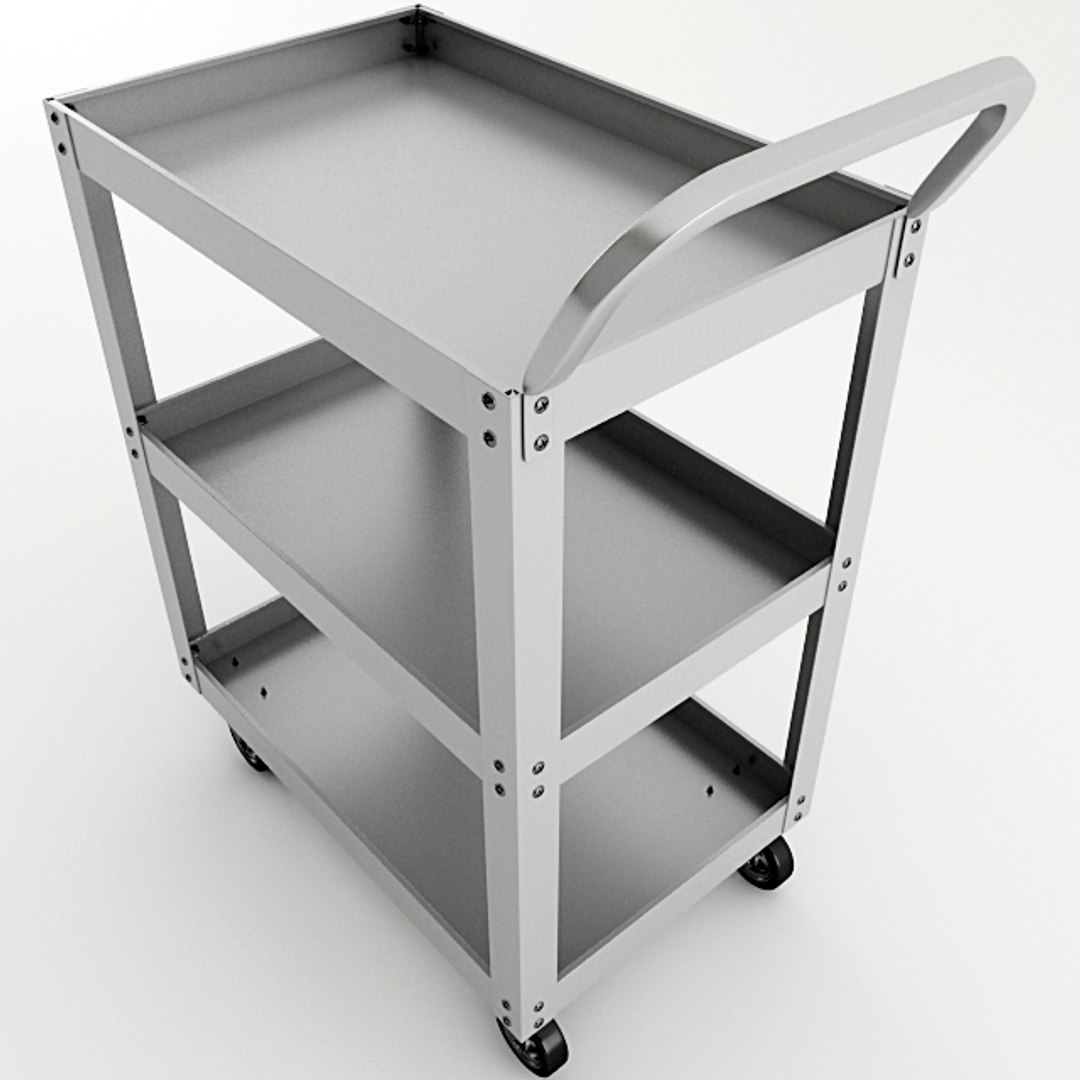 Metal Cart 3D Model - TurboSquid 1300354