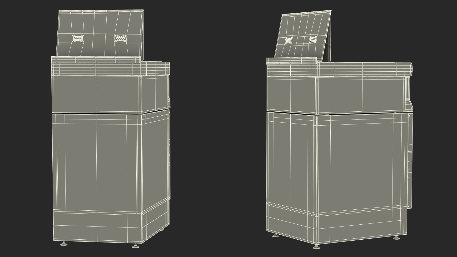 Inox Chip Scuttle 3D - TurboSquid 1446830