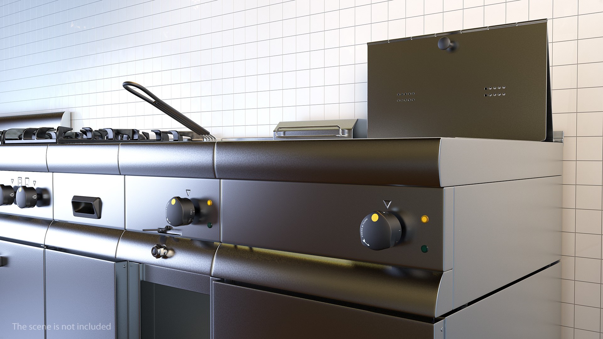 Inox Chip Scuttle 3D - TurboSquid 1446830