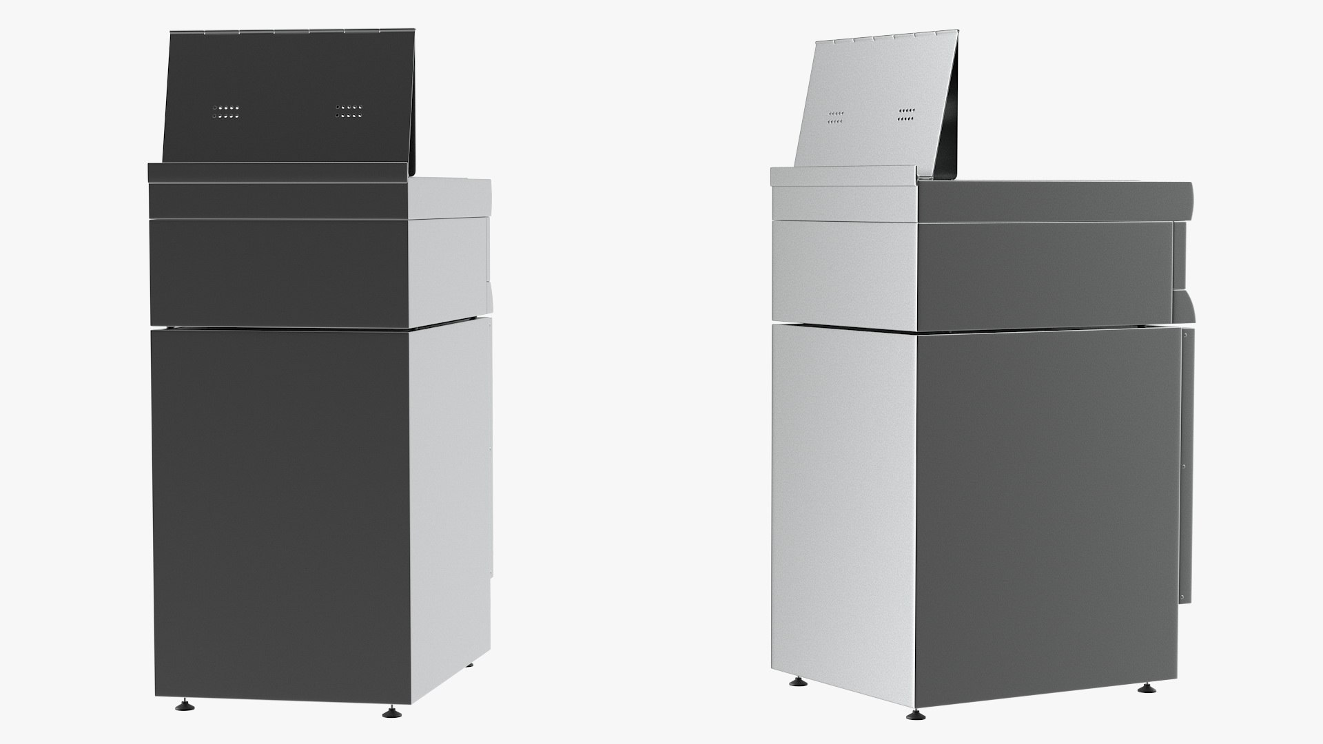 Inox Chip Scuttle 3D - TurboSquid 1446830