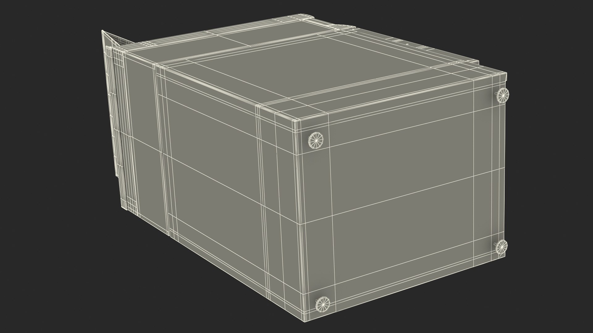 Inox Chip Scuttle 3D - TurboSquid 1446830