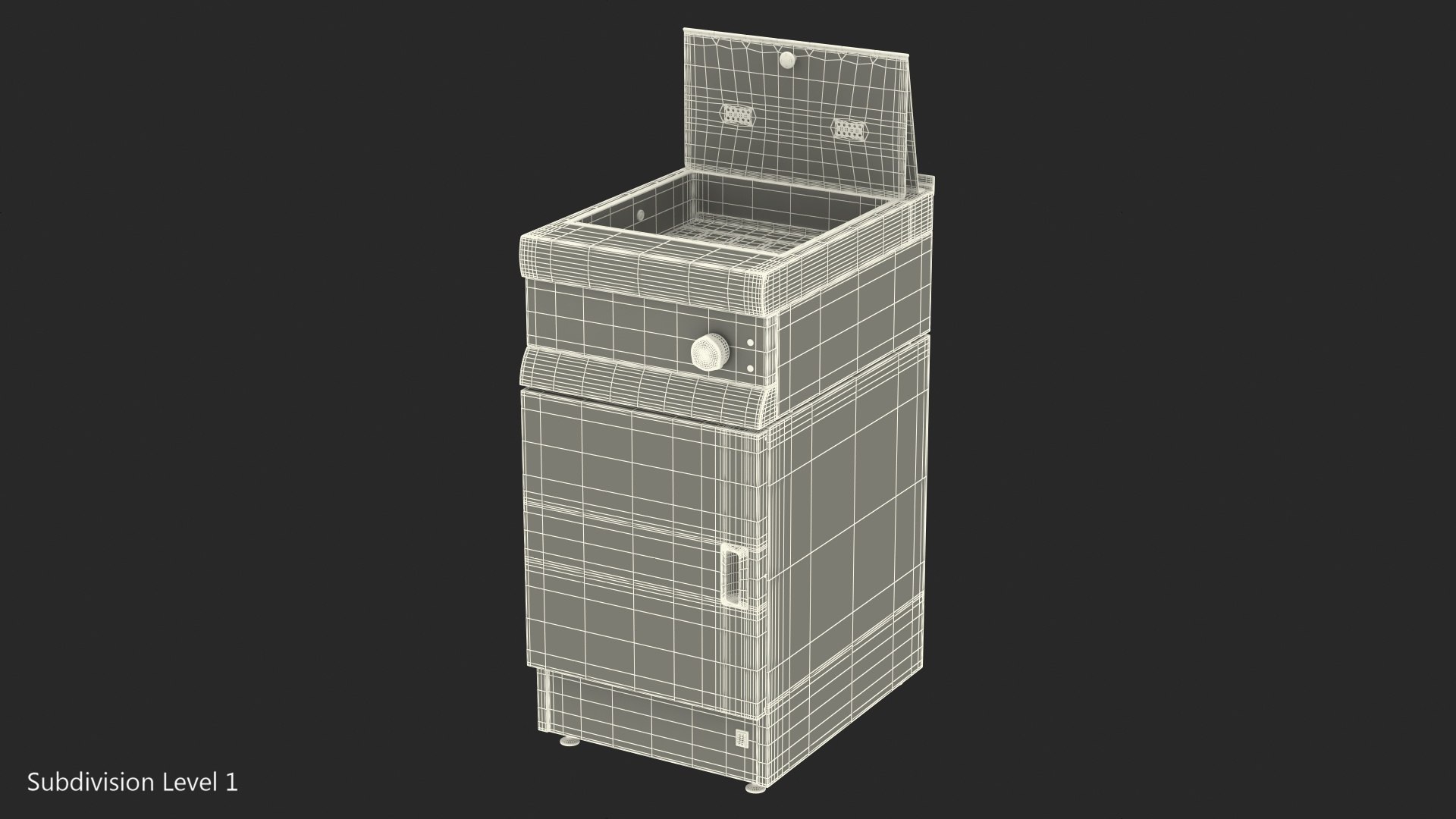 Inox Chip Scuttle 3D - TurboSquid 1446830