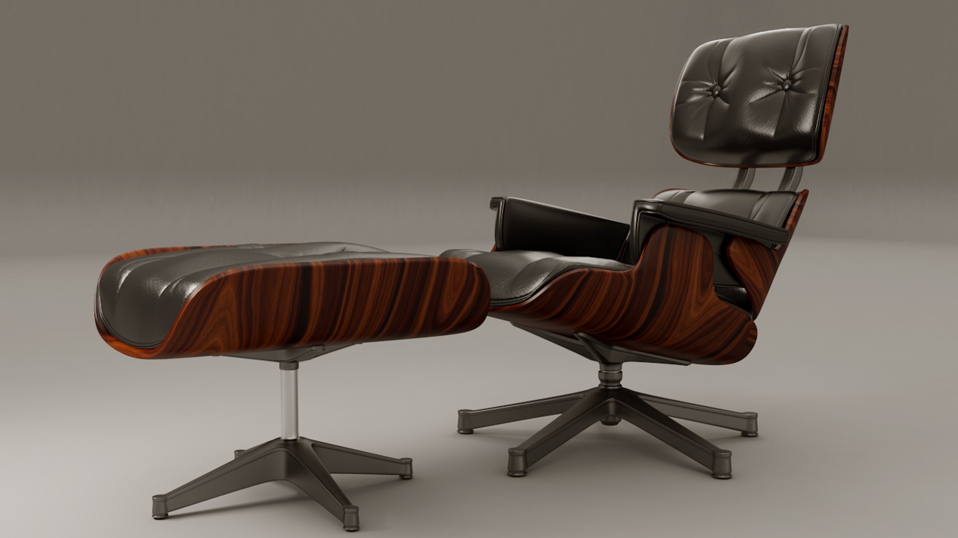 Eames Lounge Chair 3d Model
