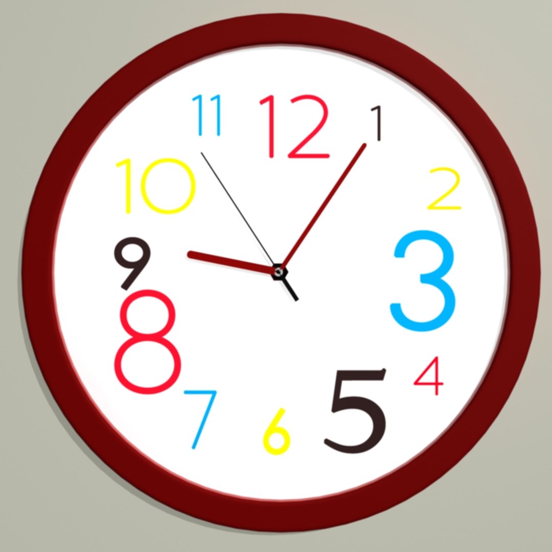 3ds Max Wall Clock