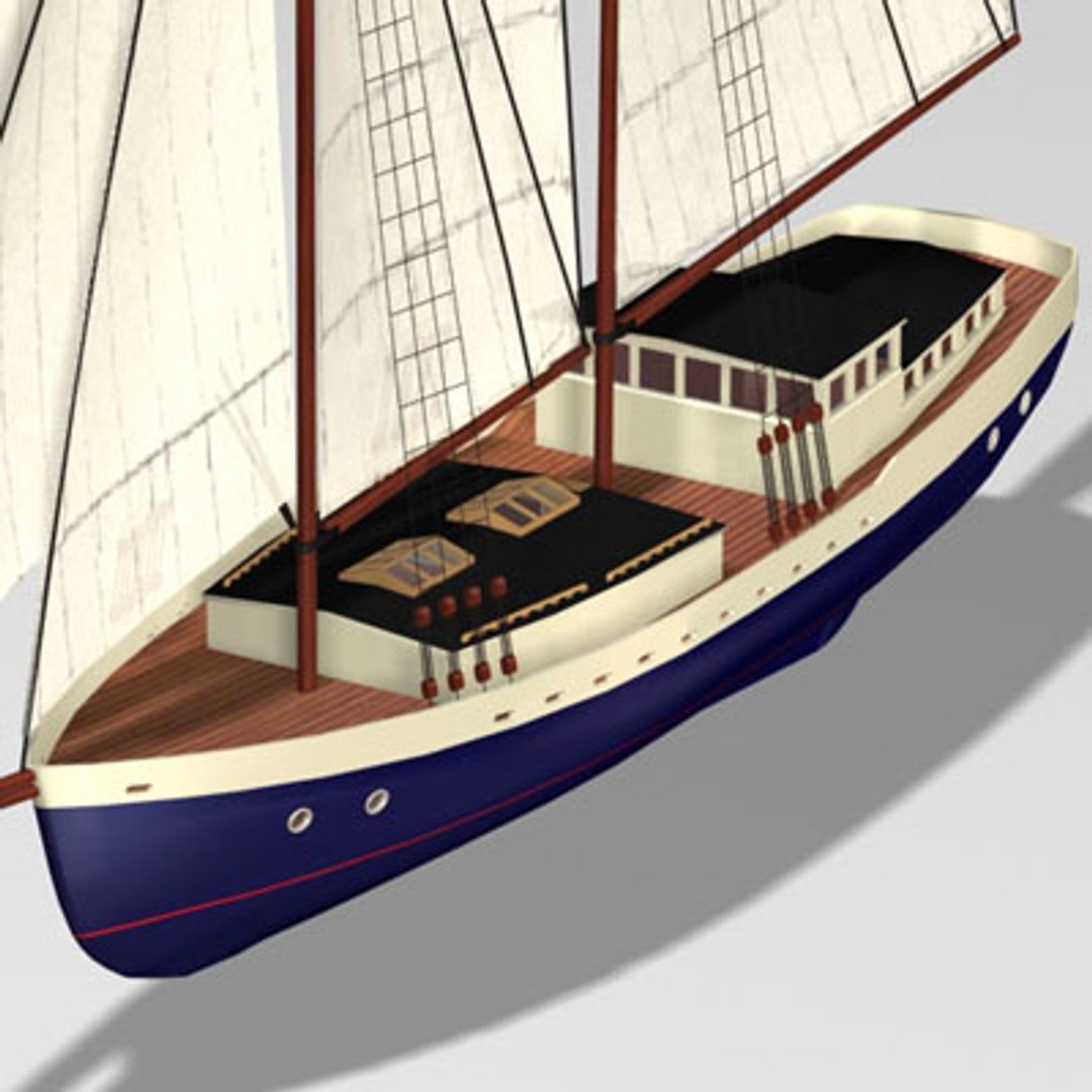 3ds Schooner Sails