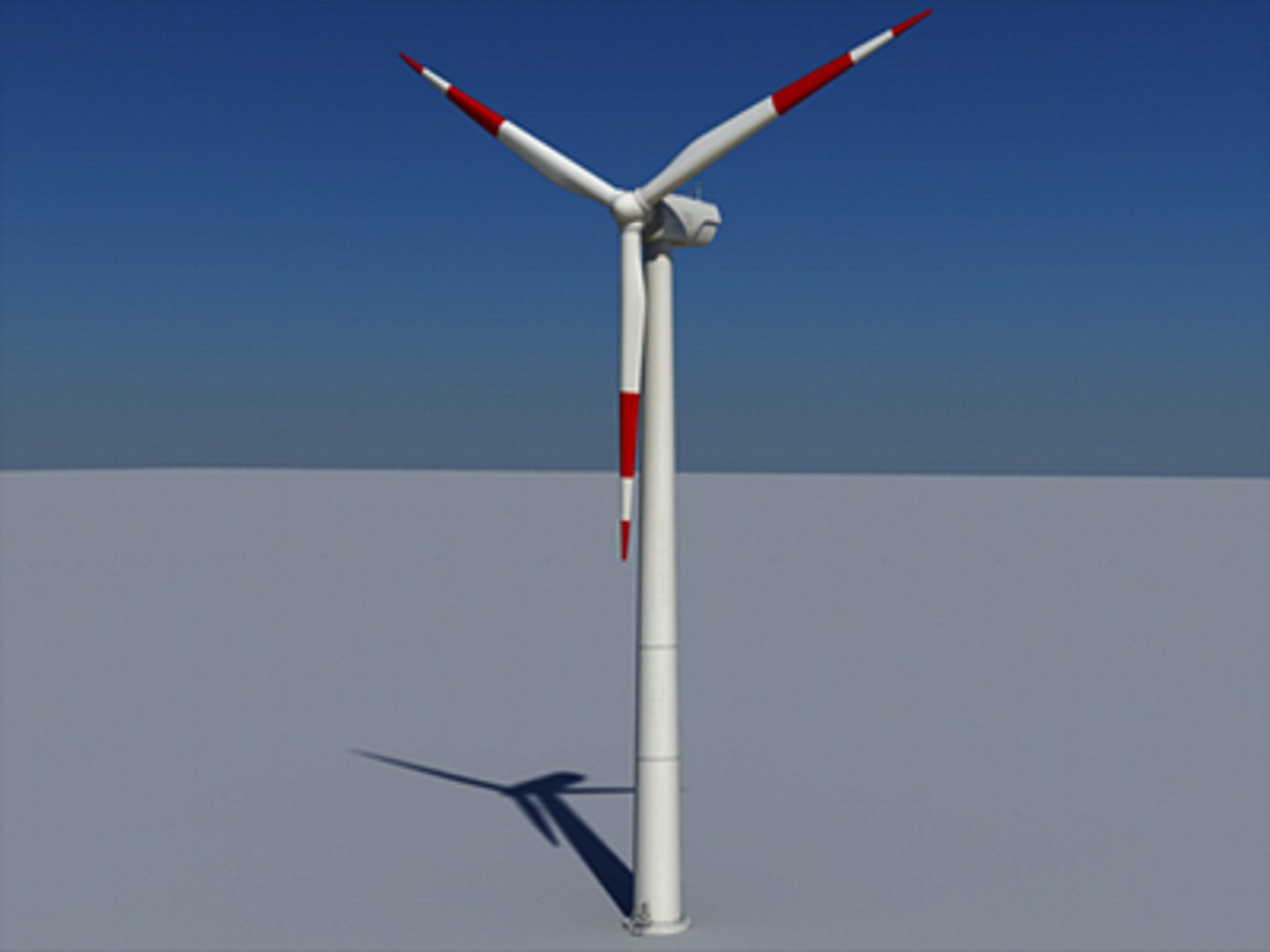 Land Wind Turbine 3d Model