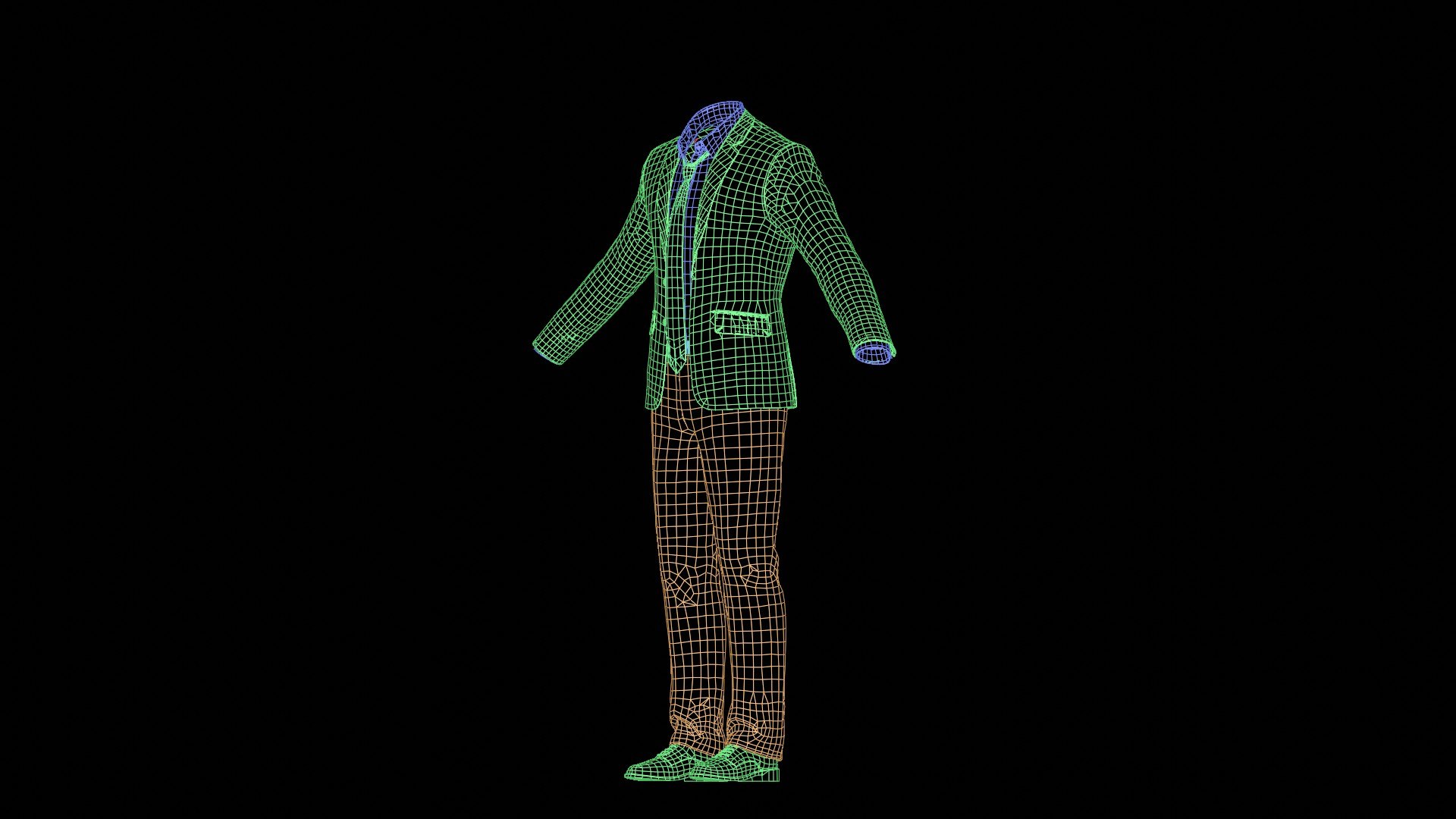Men Business Suit 3D model - TurboSquid 2064708