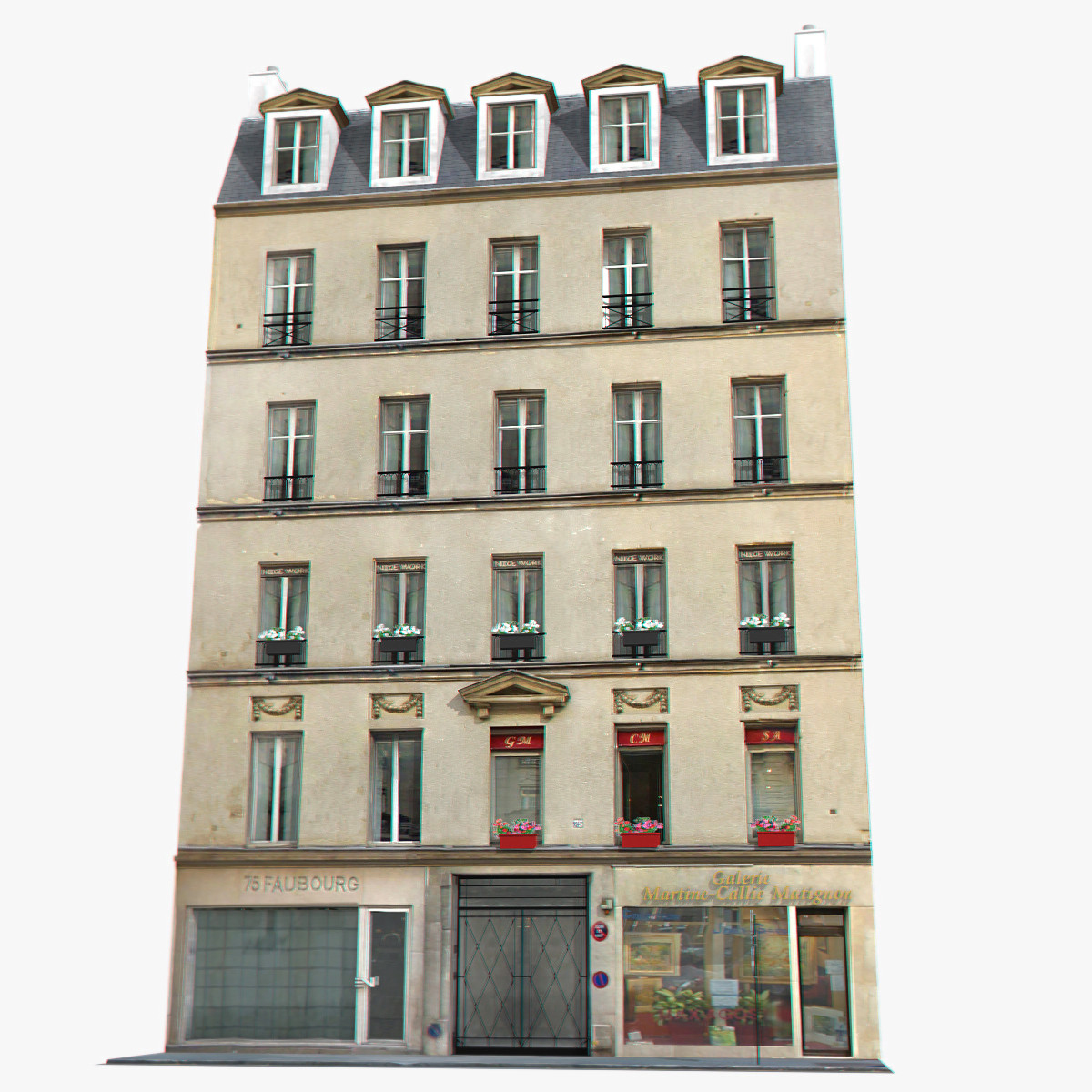 3ds photorealistic european buildings set
