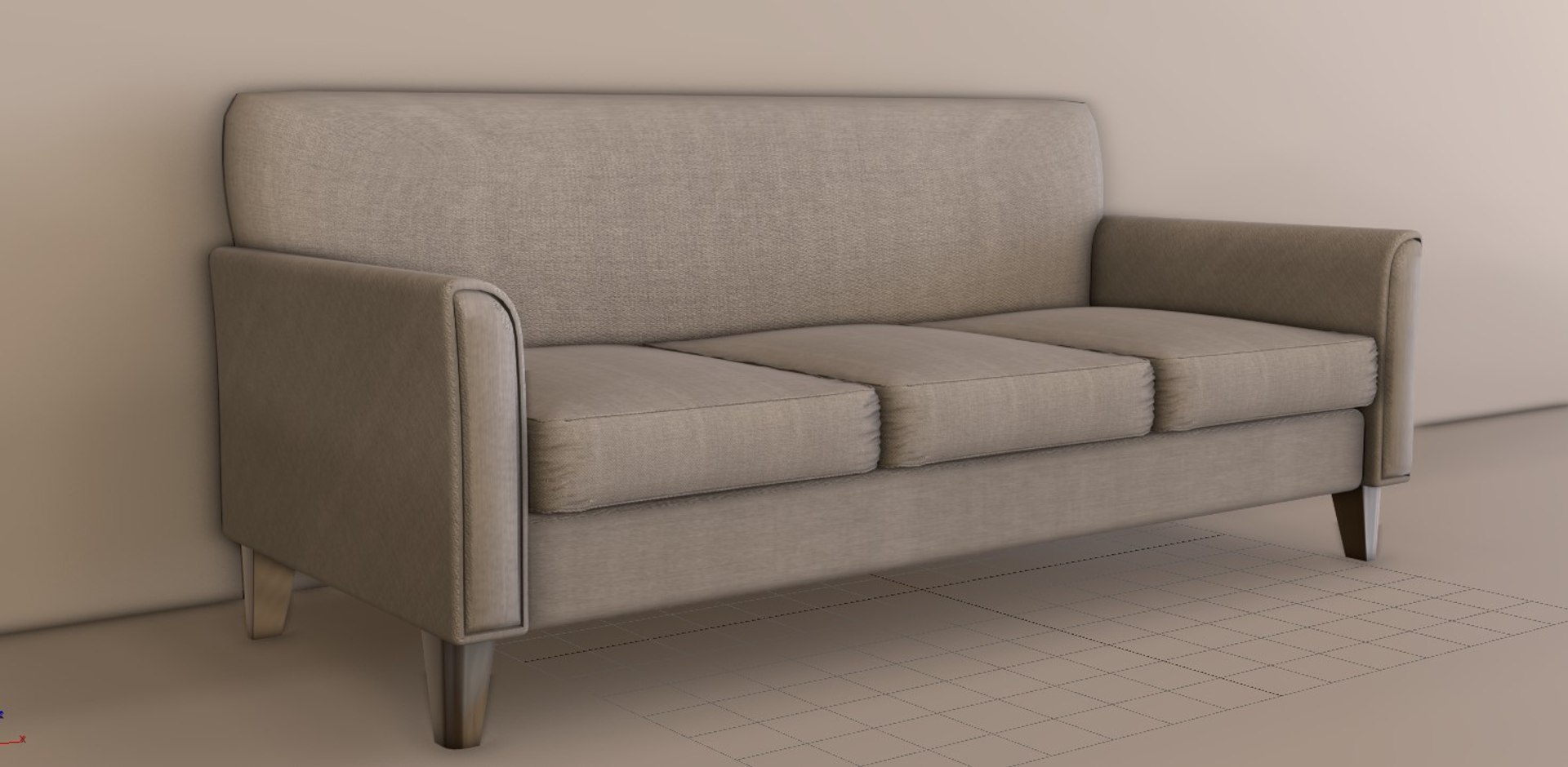 Free 3D Model Simple Sofa Interior - TurboSquid 1586027