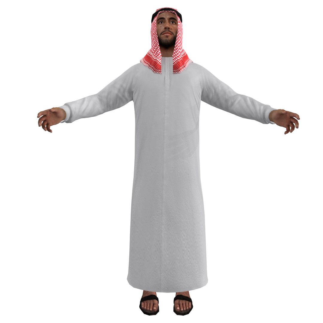 arab man 3d max