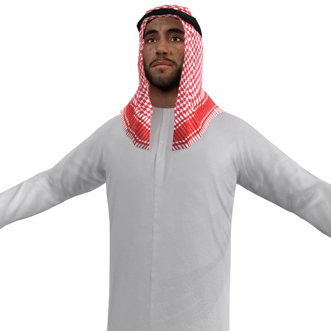 arab man 3d max