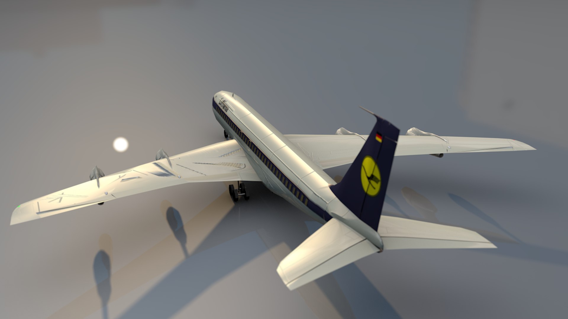 B707 Commercial Aircraft 3D Model - TurboSquid 1478426