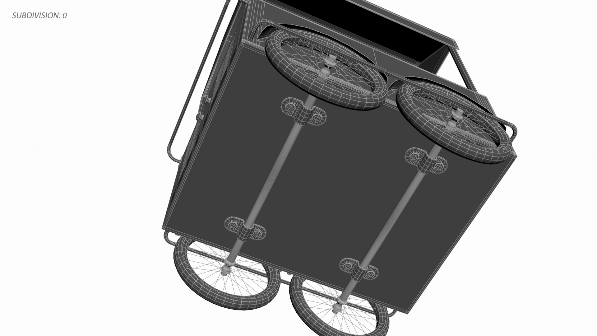 3D Fantasy Sweet Cart Model - TurboSquid 2260464