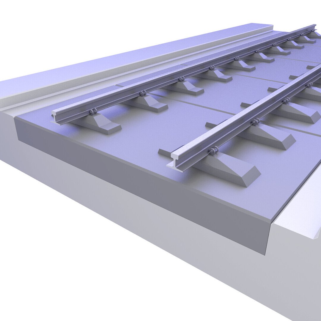 Railway Track 22 3D Model - TurboSquid 2096377