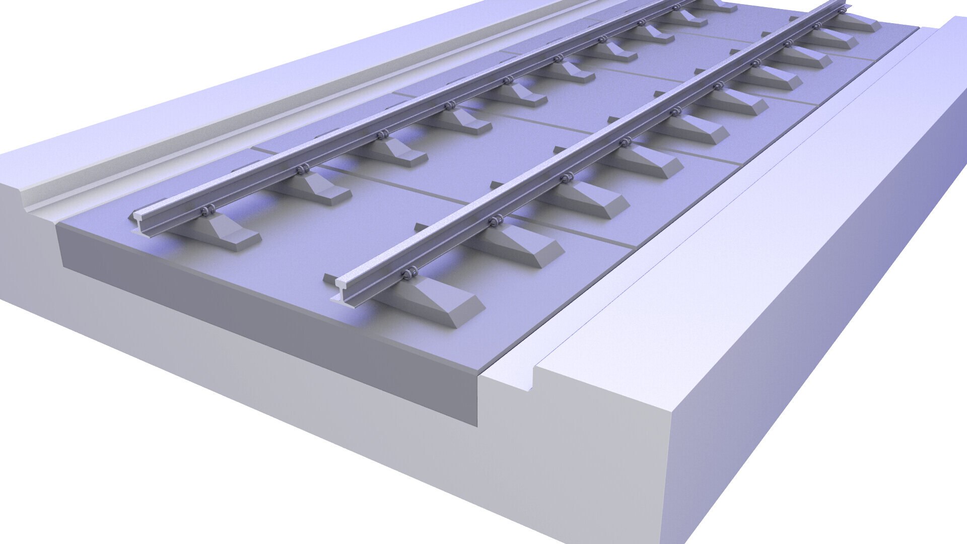 Railway Track 22 3D Model - TurboSquid 2096377