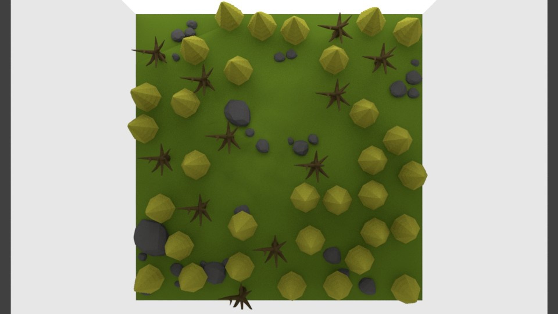3d Blender Forest Model