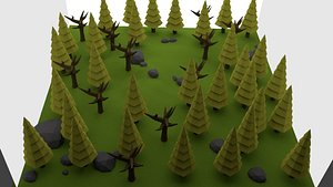 Low Poly 3D Forest Models For Download | TurboSquid