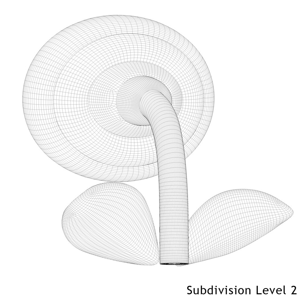 Super Mario Flower 3D Model - TurboSquid 1565149