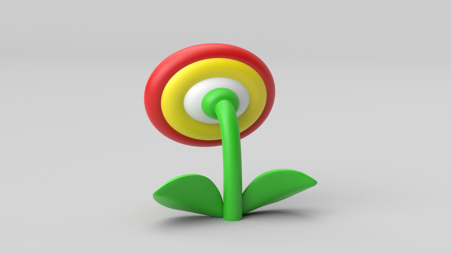 Super Mario Flower 3D Model - TurboSquid 1565149