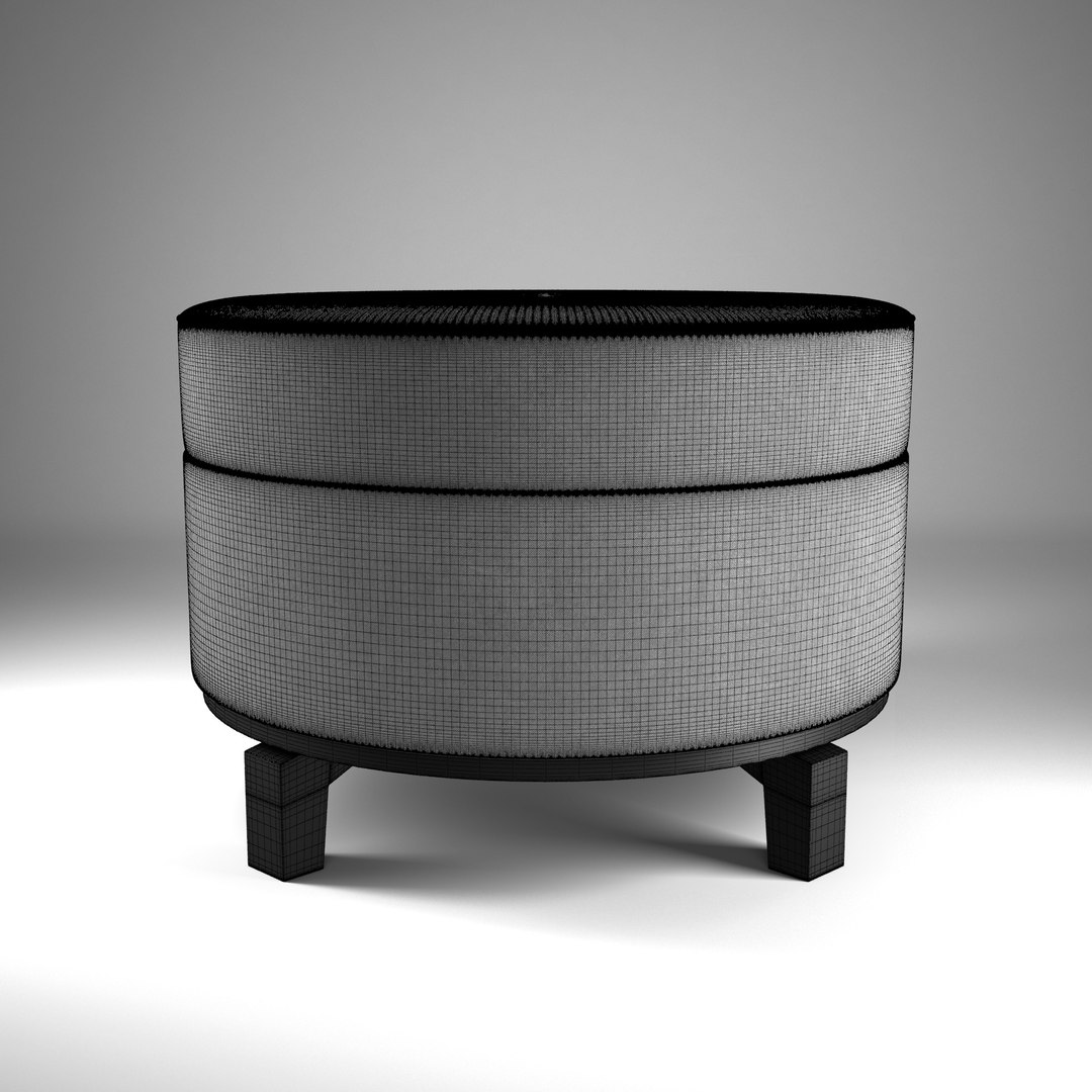 Footstool 3D Model - TurboSquid 1314803