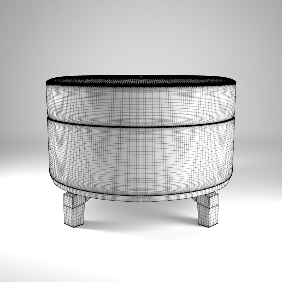Footstool 3D Model - TurboSquid 1314803