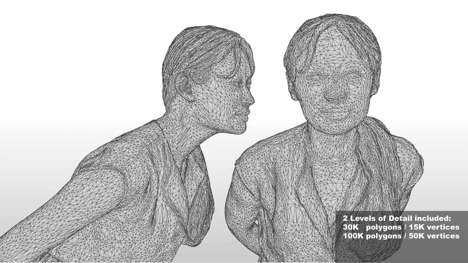 3D Model Woman Young Leaning - TurboSquid 1709947