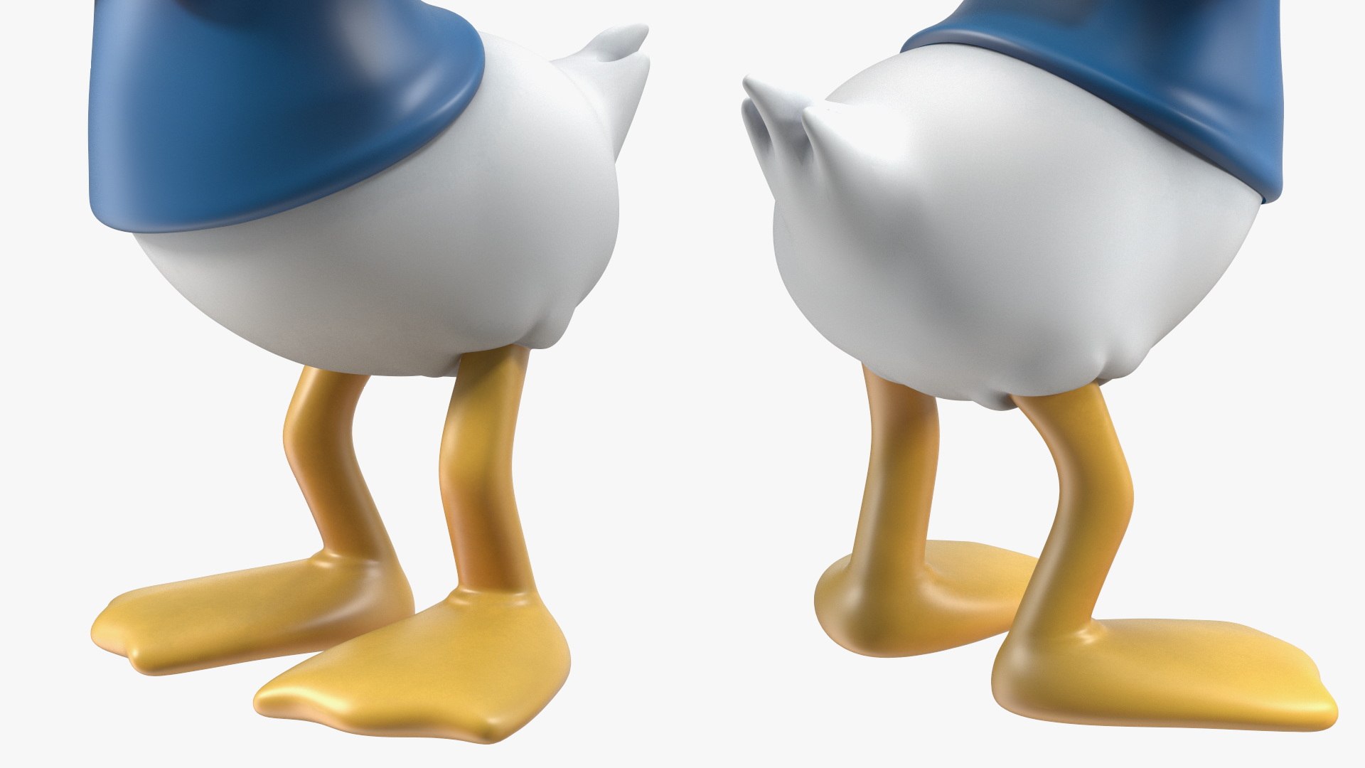 Donald Duck Character T-Pose 3D Model - TurboSquid 2107195