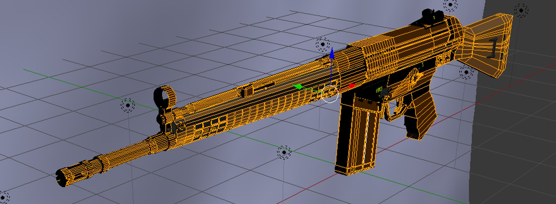 G3 Infantry Rifle 3d Obj