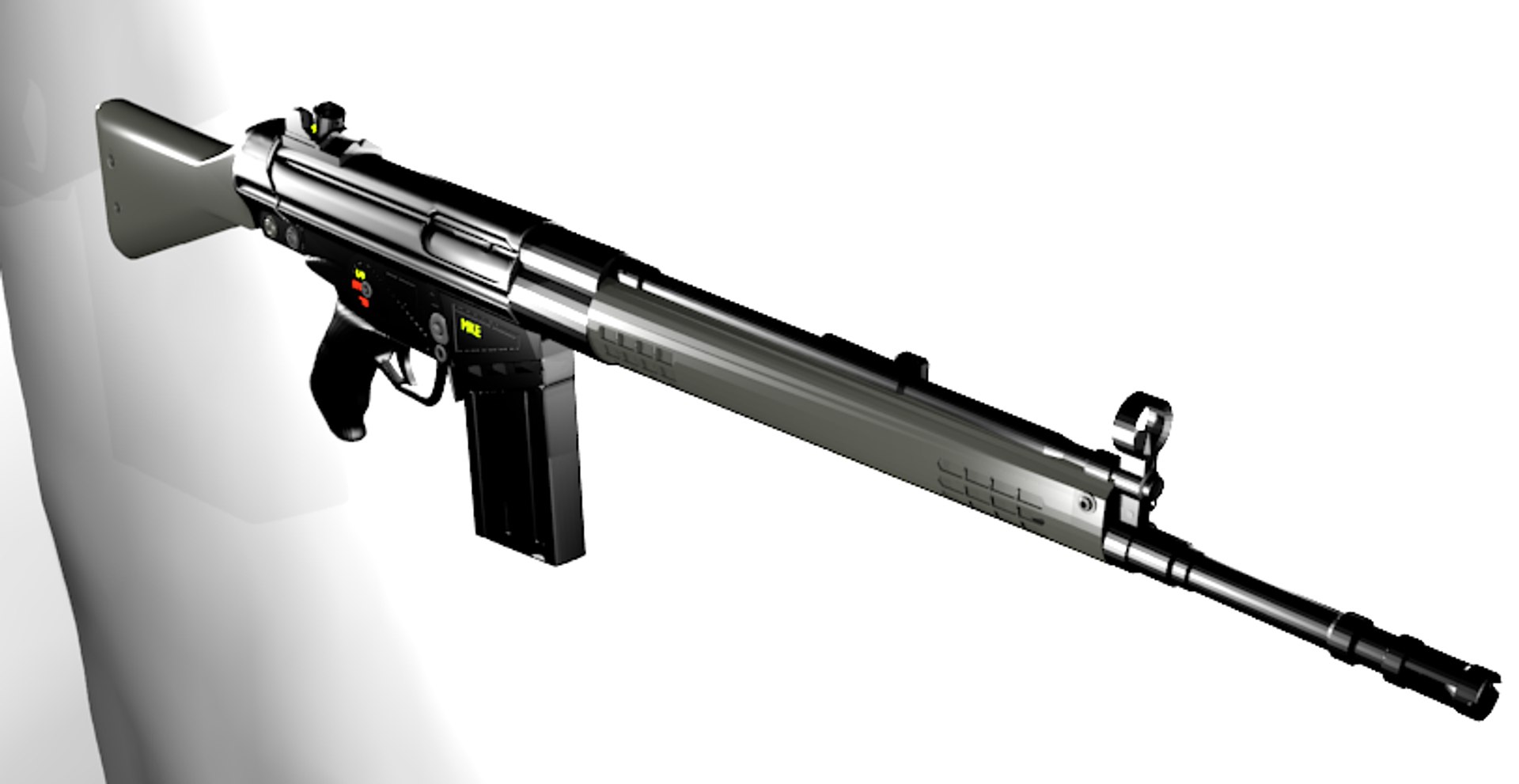 G3 Infantry Rifle 3d Obj