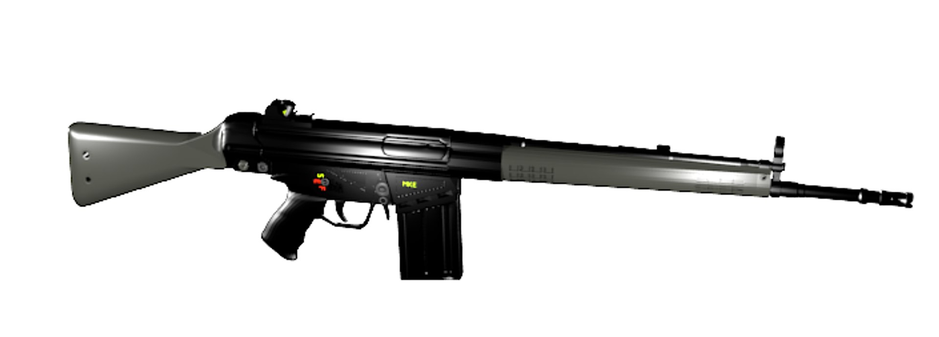G3 Infantry Rifle 3d Obj