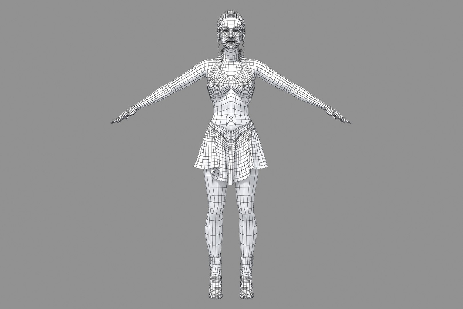 Fantasy Woman Body 3D - TurboSquid 1406002