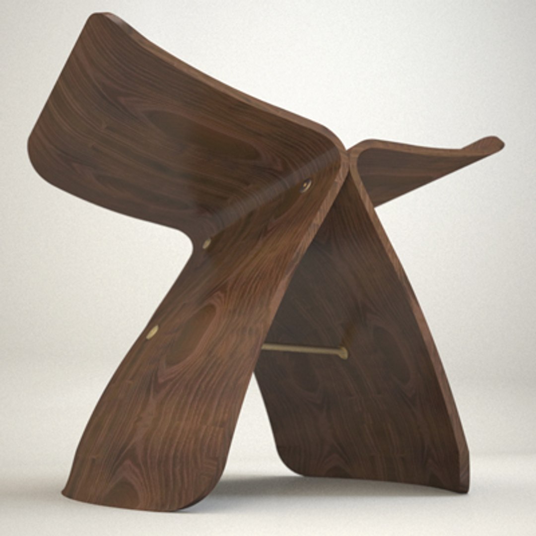 Butterfly Stool Yanagi 3d Model