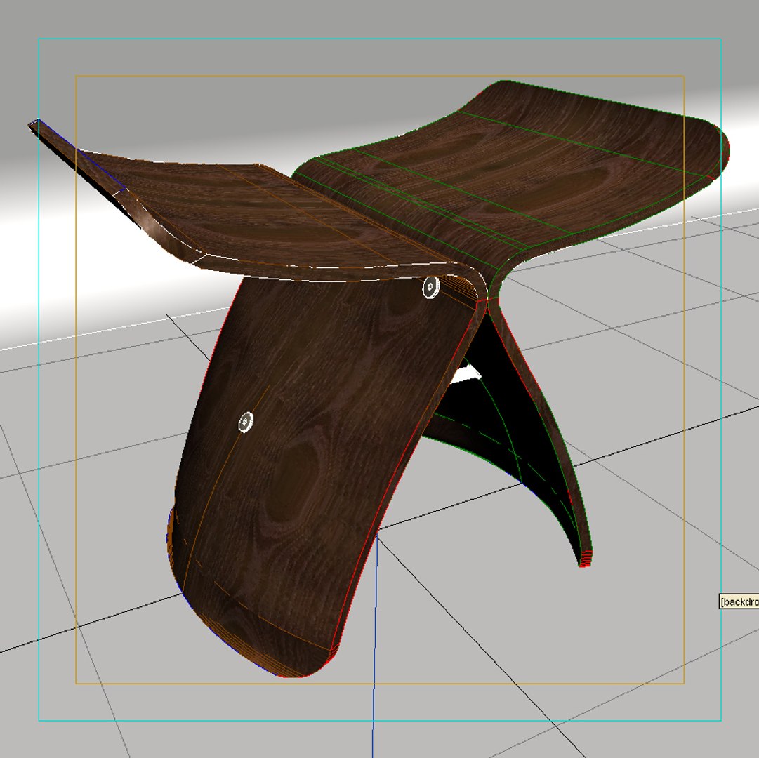 Butterfly Stool Yanagi 3d Model