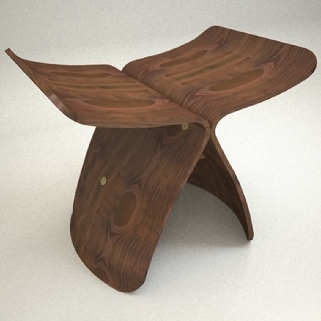 Butterfly Stool Yanagi 3d Model