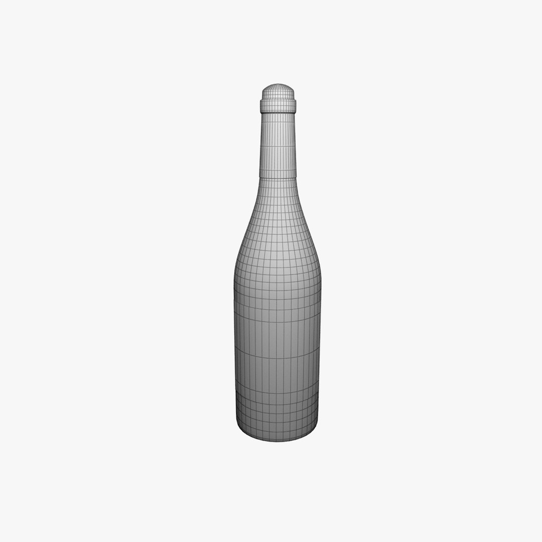 Wine Bottle Model - TurboSquid 1154421