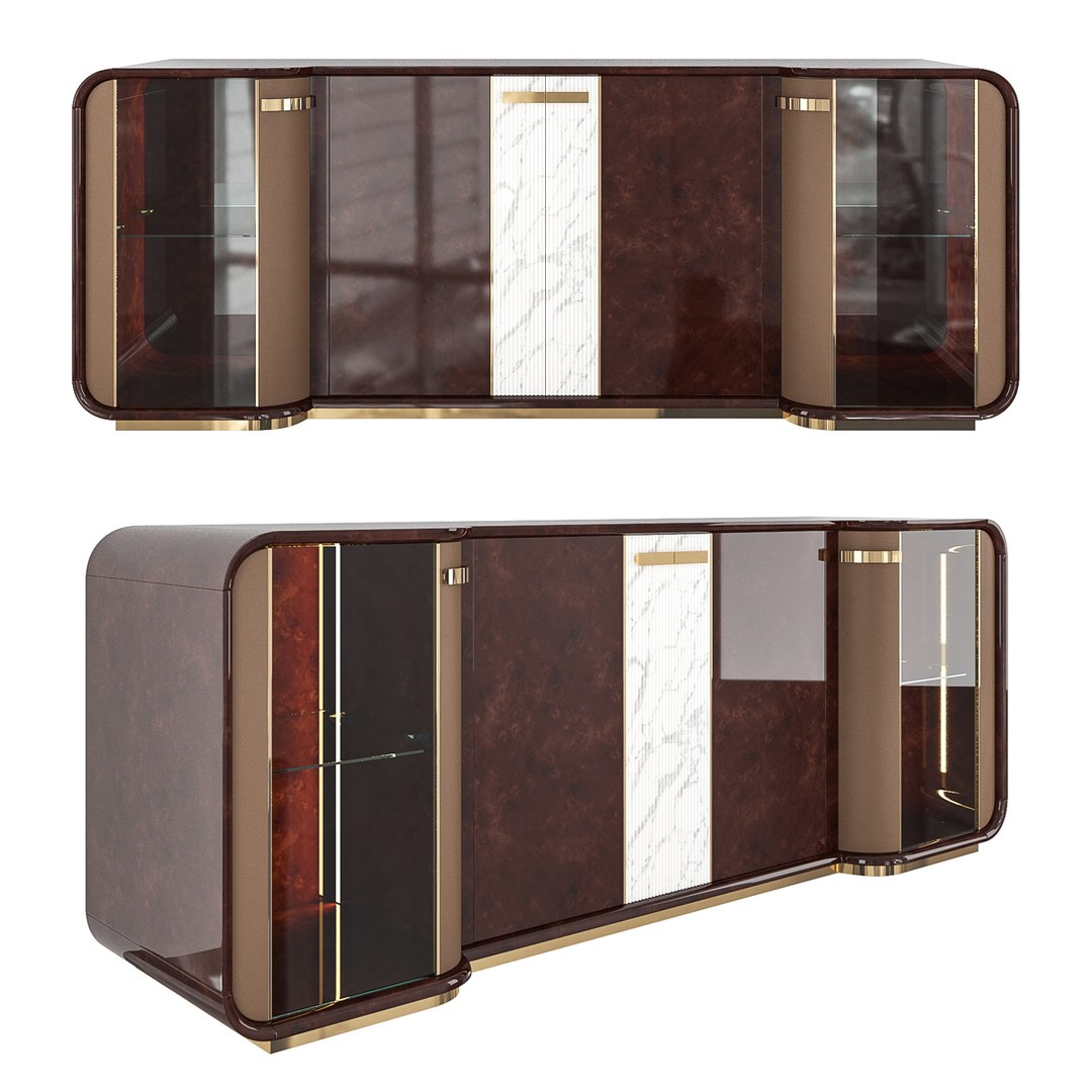 3D turri madison sideboard model - TurboSquid 1535976