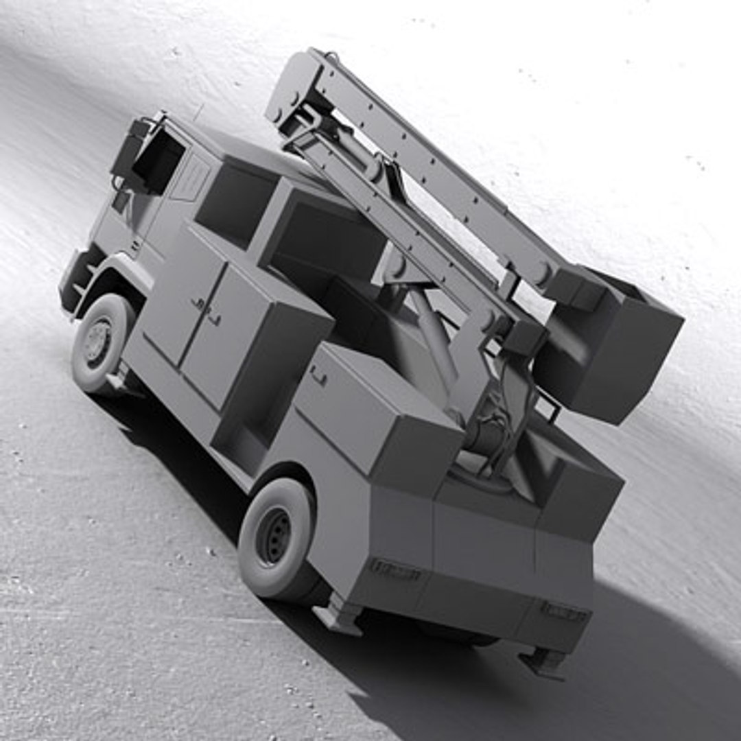3d Bucket Truck
