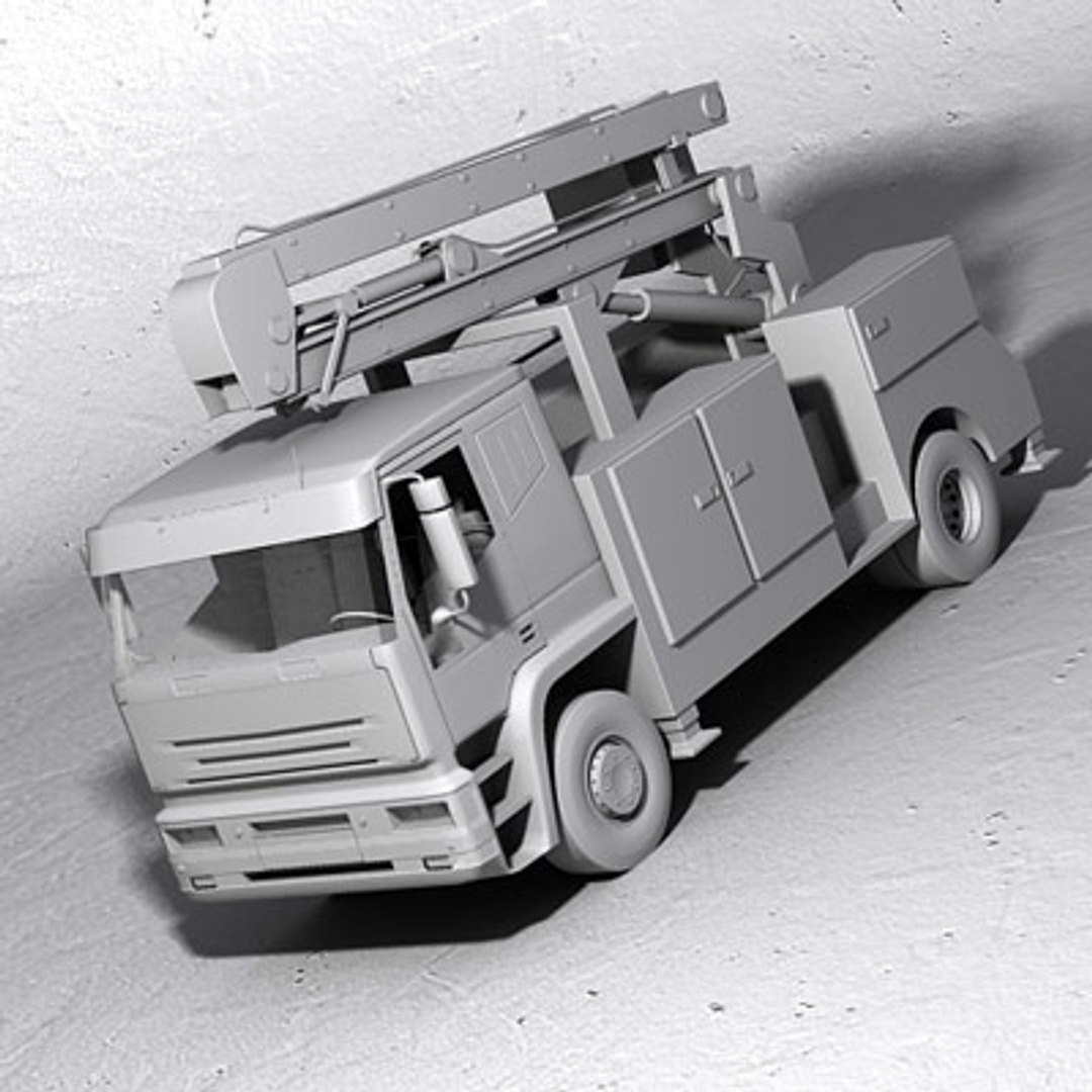 3d Bucket Truck