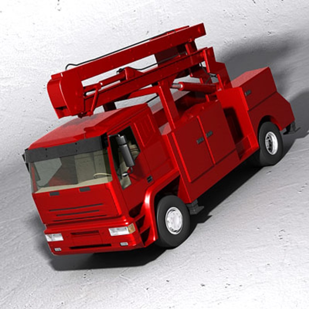 3d Bucket Truck