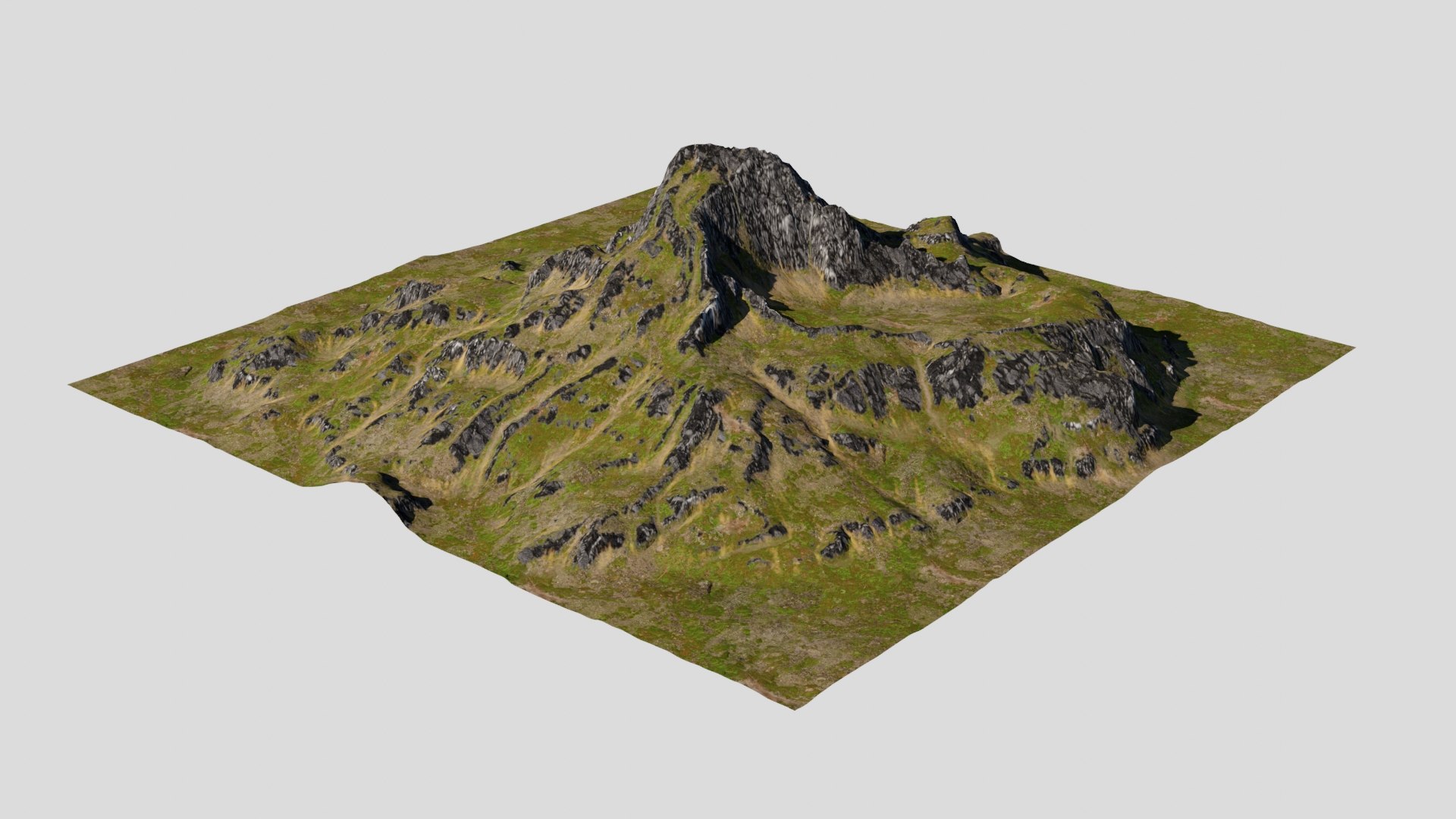 3D Mountain Ex20 Model - TurboSquid 2081089