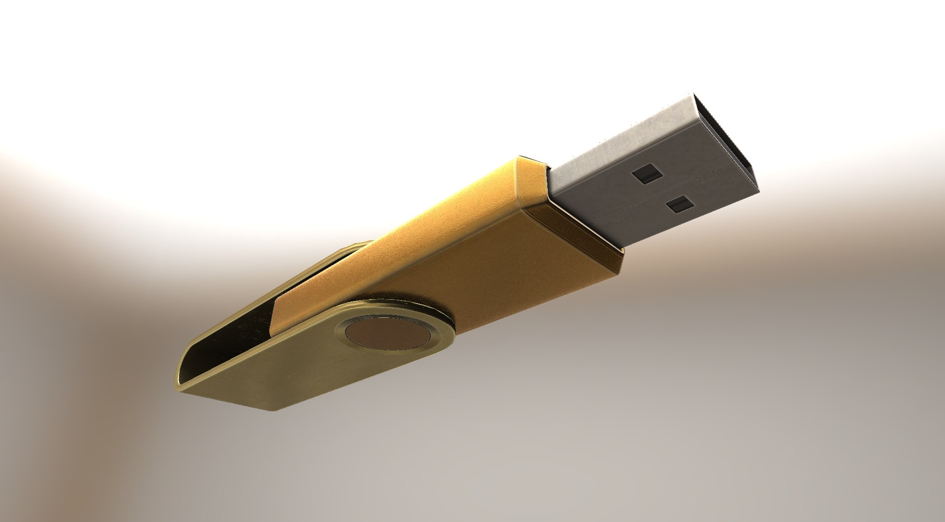 version usb stick gold 3d 3ds