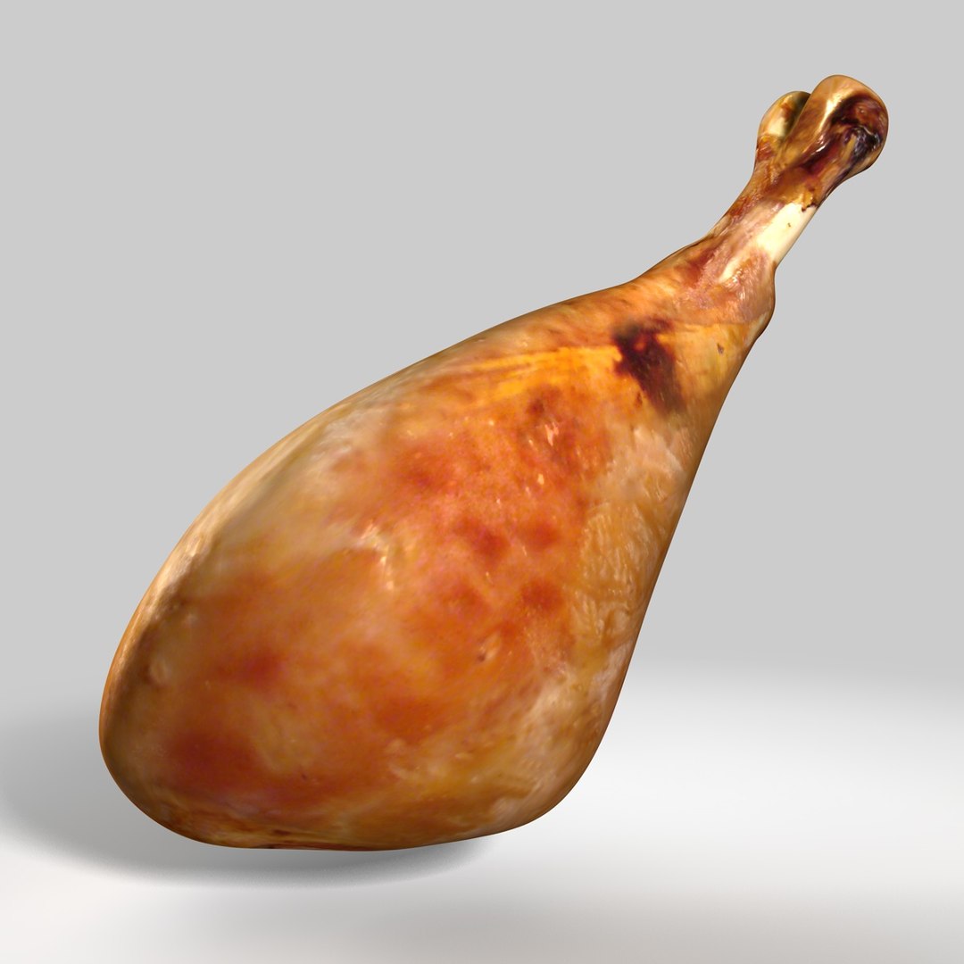 3d roasted turkey leg
