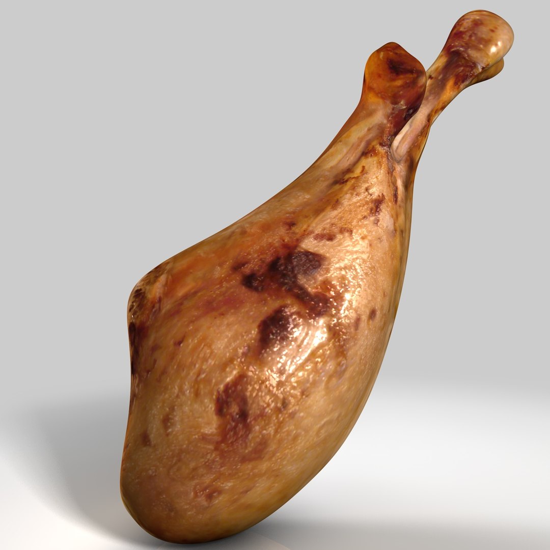 3d roasted turkey leg