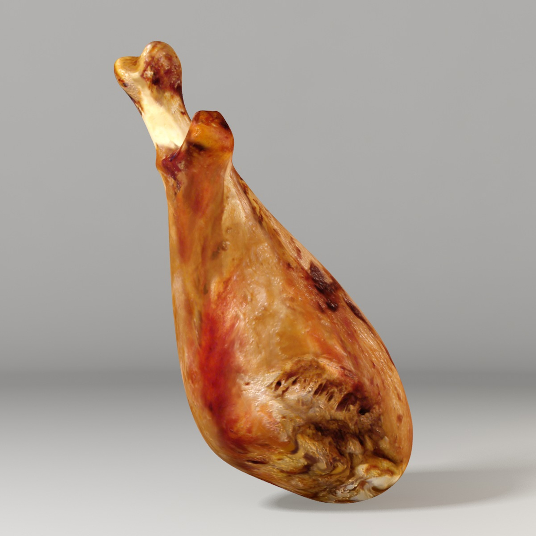 3d roasted turkey leg