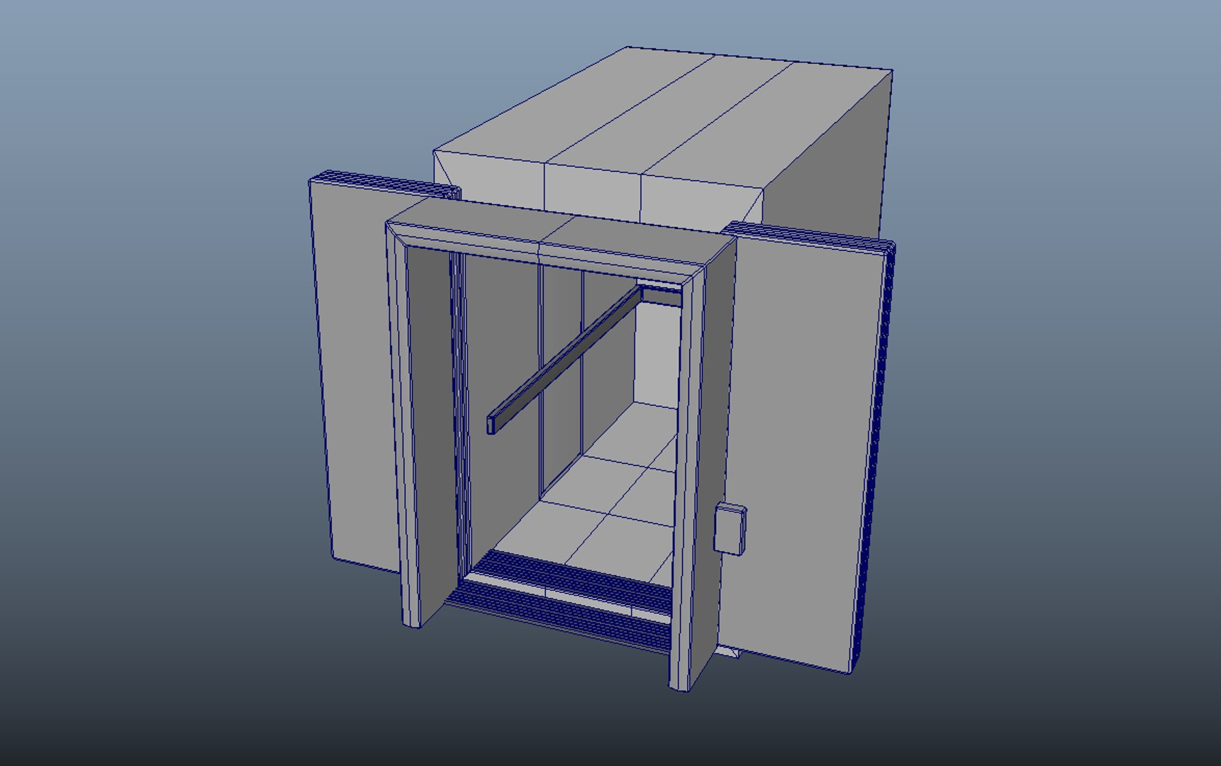 3d Model Elevator Doors